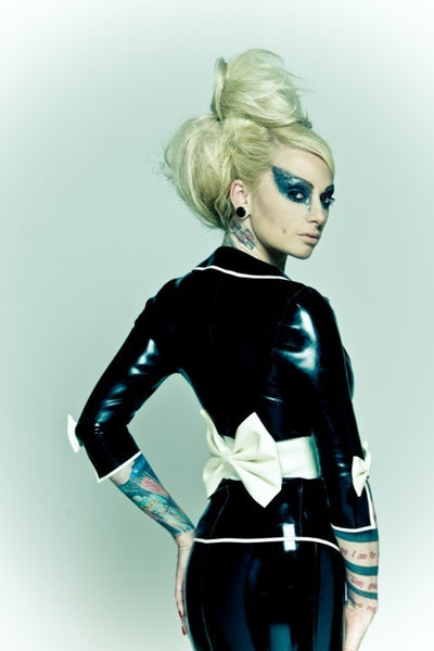 3/4 Sleeve Bow Jacket – Jane Doe Latex